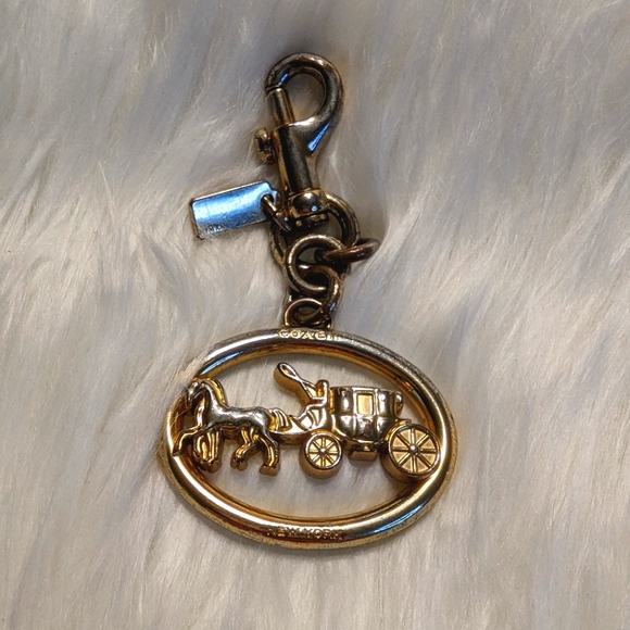 Coach | Accessories | Coach Horse And Carriage Key Charm Keychain Fob ...